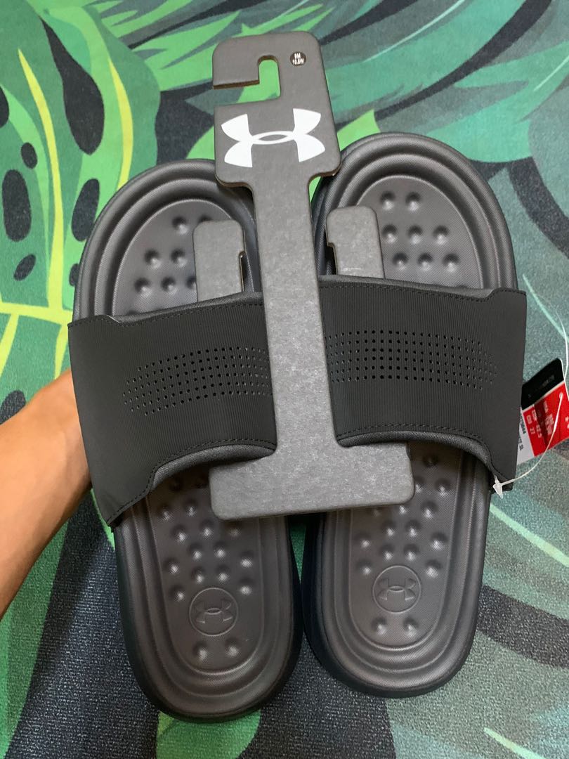 UNDER ARMOUR SLIDES, Men's Fashion, Footwear, Flipflops and Slides on ...