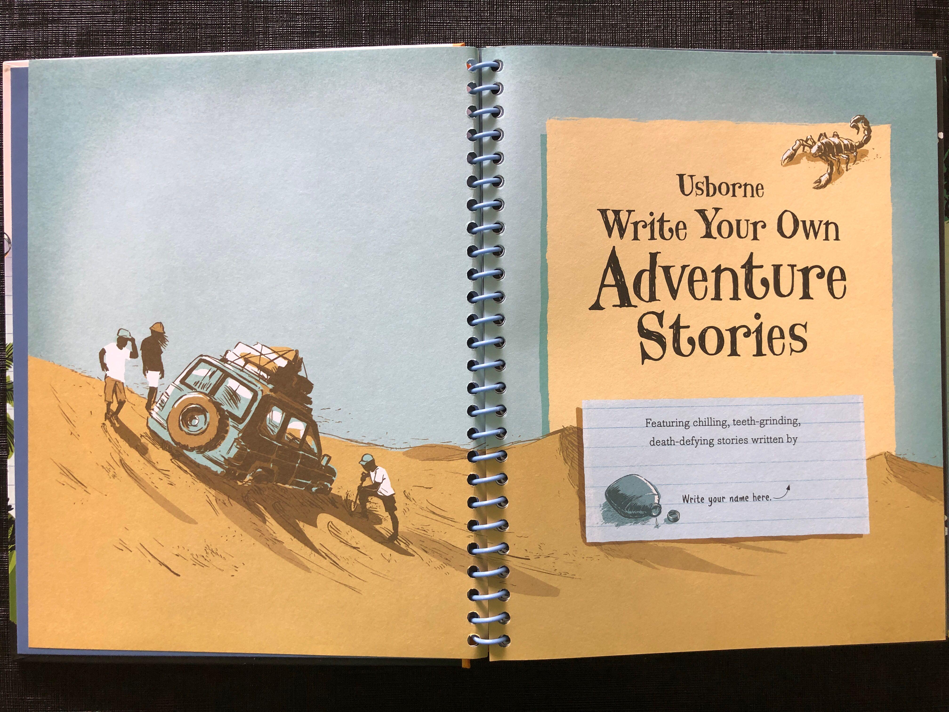 Usborne Write Your Own Story and Write Your Own Adventure Stories ...