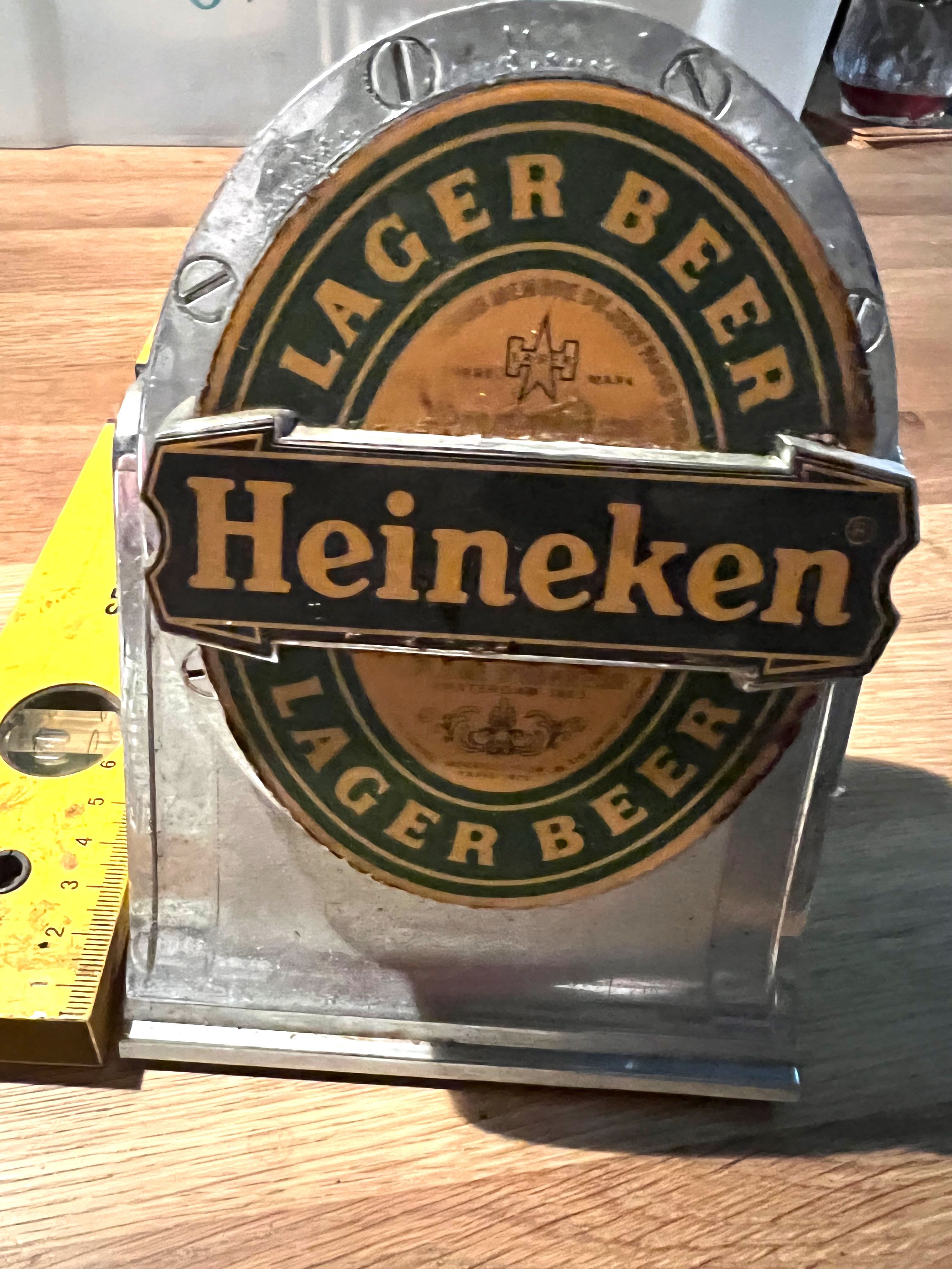 Vintage beer signage Heineken Beer metal, Hobbies & Toys, Memorabilia ...