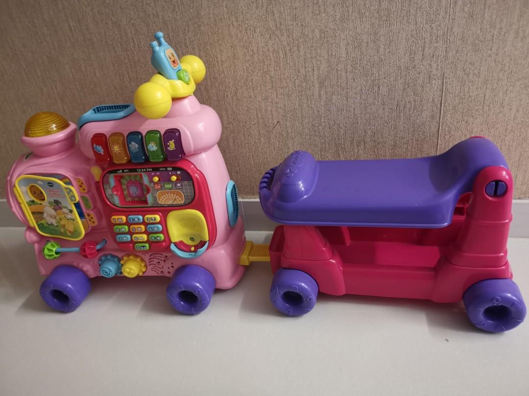 Vtech Pink Alphabet Train, Hobbies & Toys, Toys & Games on Carousell
