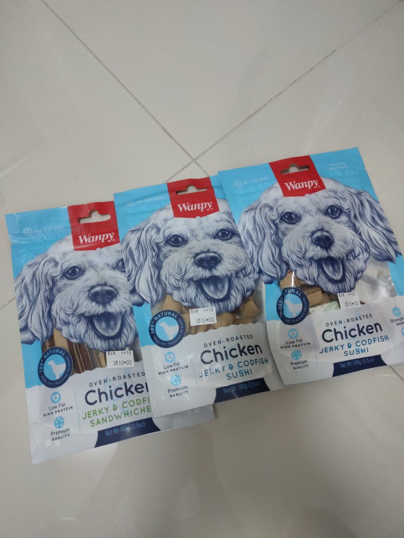 Wanpy Dog treats, Pet Supplies, Pet Food on Carousell