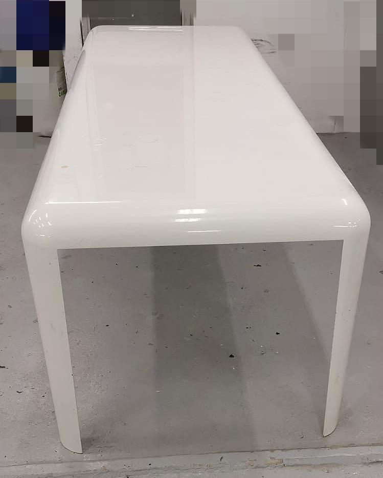 White Solid Metal Table, Furniture & Home Living, Furniture, Tables ...
