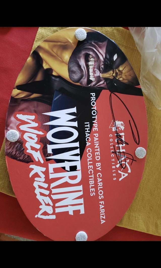 Ithaca Wolverine Wolf Killer Prototype Sample Statue Signed XM Sideshow ...