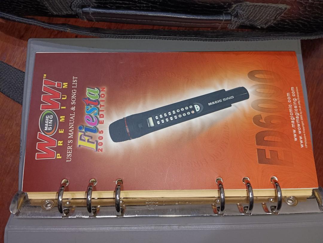 Wow magic sing Fiesta 2005 edition, Audio, Microphones on Carousell