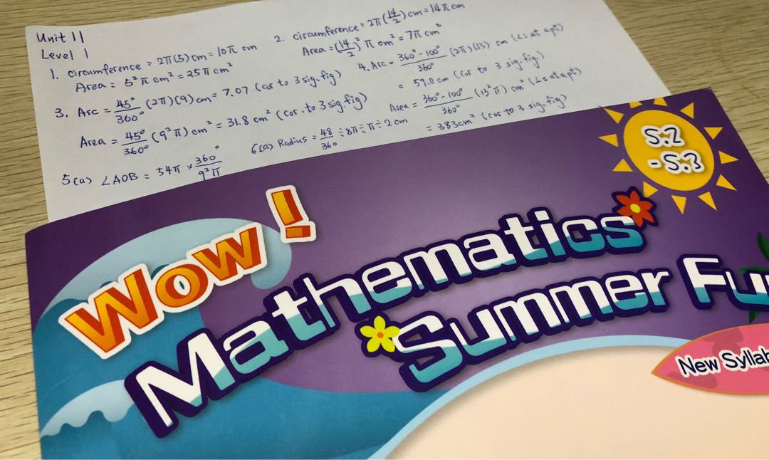 最多人買最新Wow Mathematics Summer Fun S.2 - S.3 答案, 興趣及遊戲, 書本 & 文具, 教科書 ...