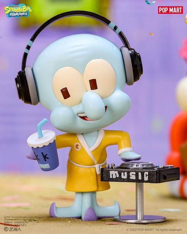 WTS Squidward Party all night Pajamas Party Spongebob Popmart p ...