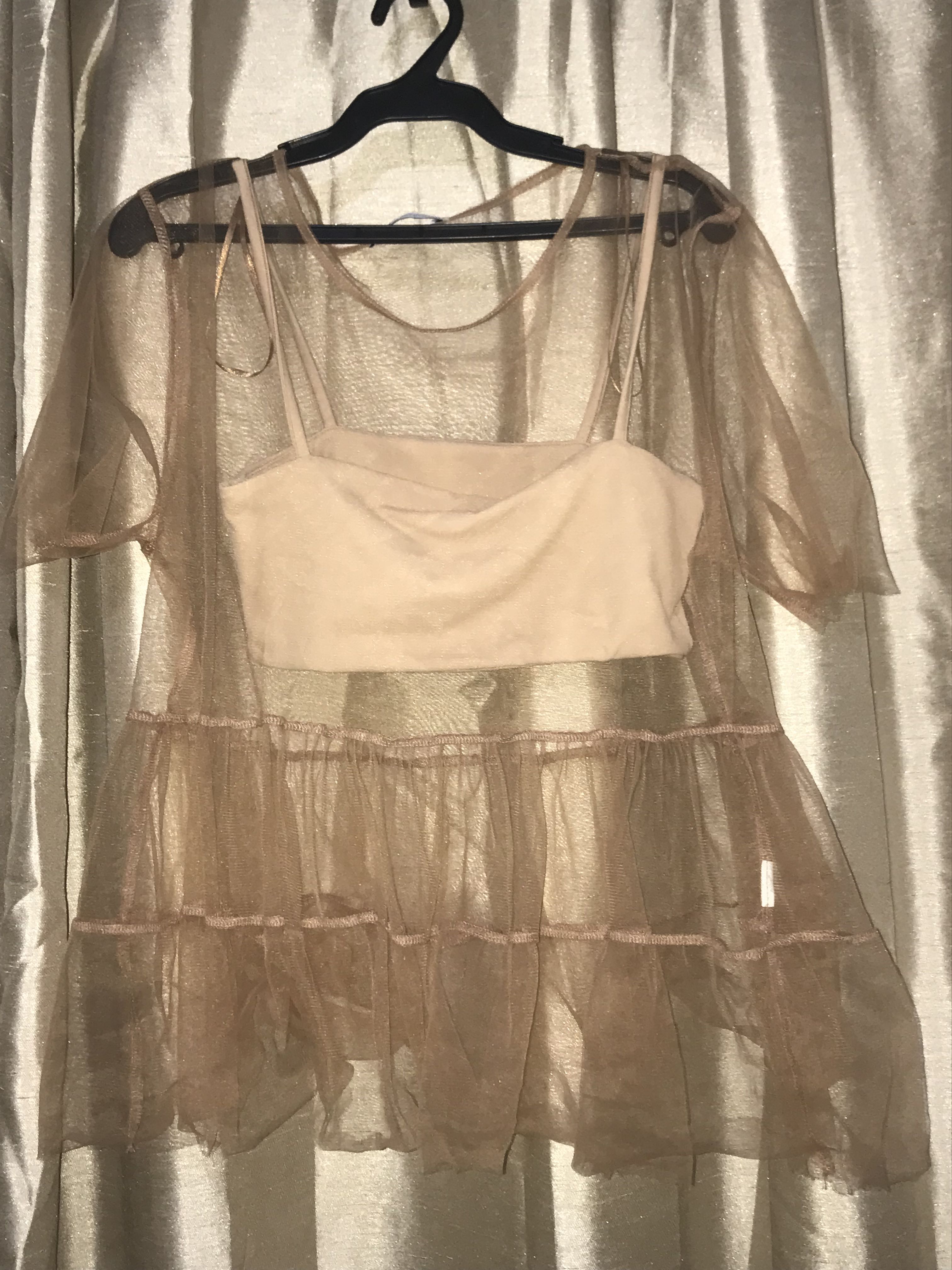 Zara See Through Party Blouse, Women's Fashion, Tops, Blouses on Carousell