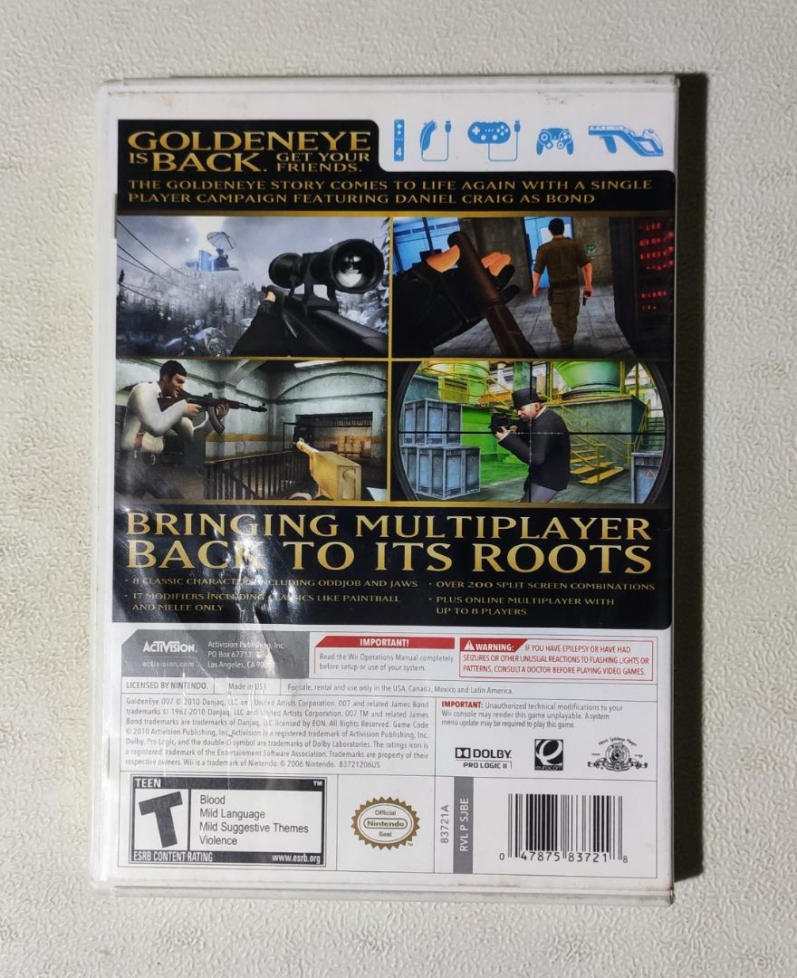 007 GoldenEye - [WII Game] [NTSC / ENGLISH Language] [CIB / Complete in ...