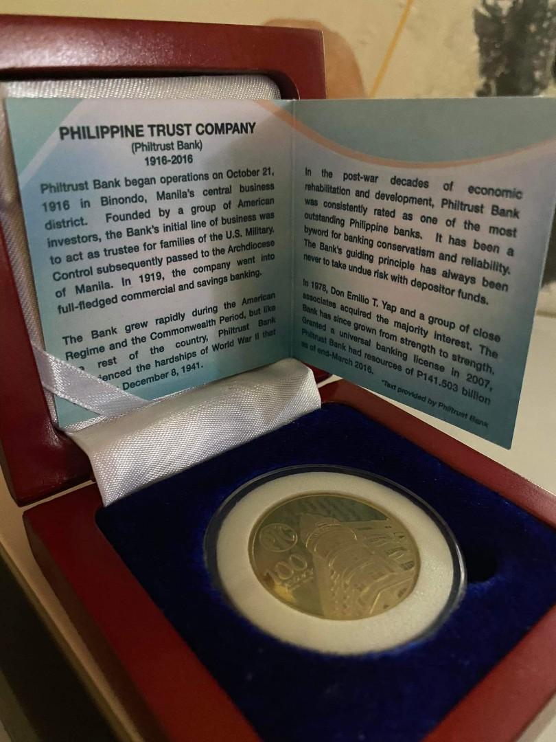 100 PISO PTC COIN ANNIVERSARY, Hobbies & Toys, Memorabilia ...
