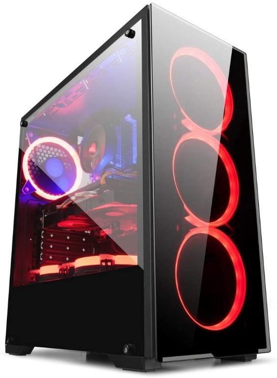 (152) GOLDEN FIELD N17 PC Case Windowed Mid-Tower ATX/M-ATX/ITX Gaming ...