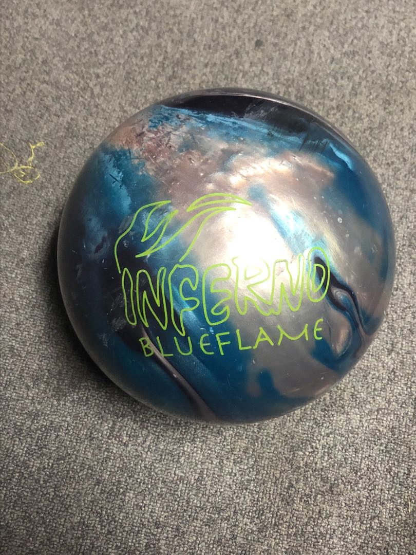 15lbs lmtd edition Brunswick Inferno Blue Flame Bowling Ball, Sports ...