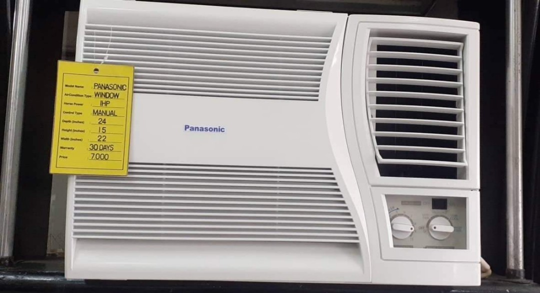 1hp Panasonic Windowtype, TV & Home Appliances, Air Conditioning and ...