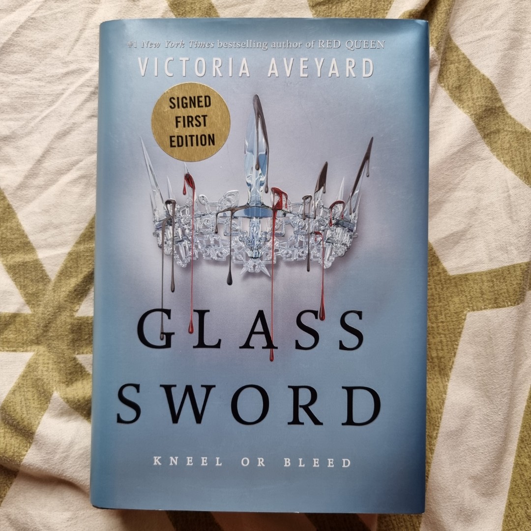 [FREE SHIPPING] 1st ed. SIGNED - GLASS SWORD BY VICTORIA AVEYARD ...