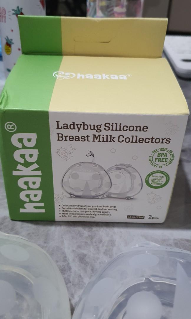 [2-pack] Haakaa Ladybug Silicone Milk Collector (75ml), Babies & Kids ...