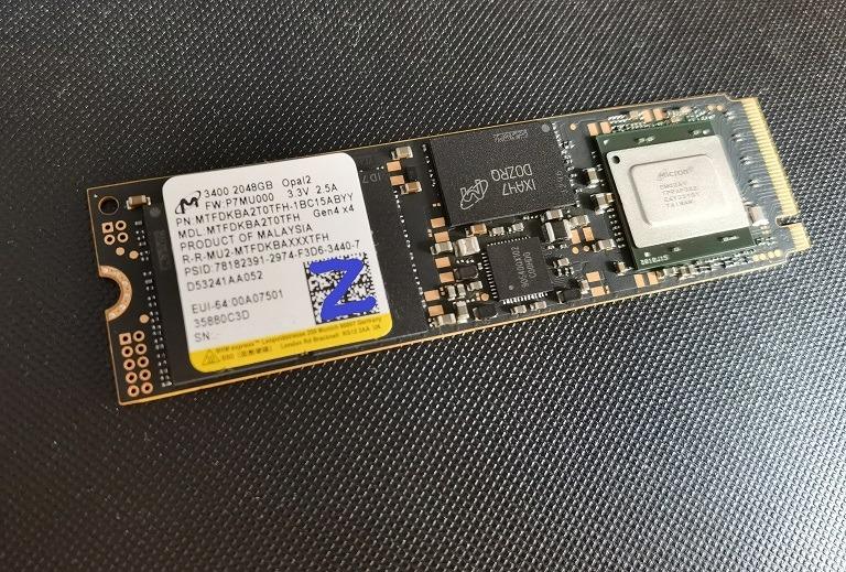 2TB MICRON 3400 GEN4 NVME SSD (PS5 compatible)(OEM Crucial P5 Plus ...