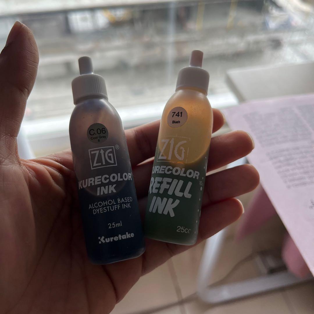 44 PCS Zig Kurecolor (Refillable), Hobbies & Toys, Stationary & Craft ...