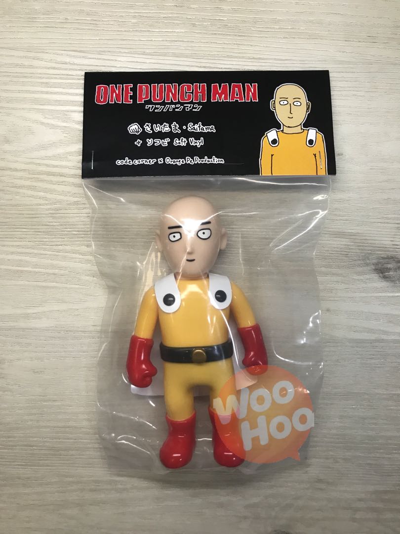 不議價 埼玉 一拳超人 saitama One Punch Man 日本WF限定 code corner orange pe production sofubi sofvi vinyl 搪膠 ...
