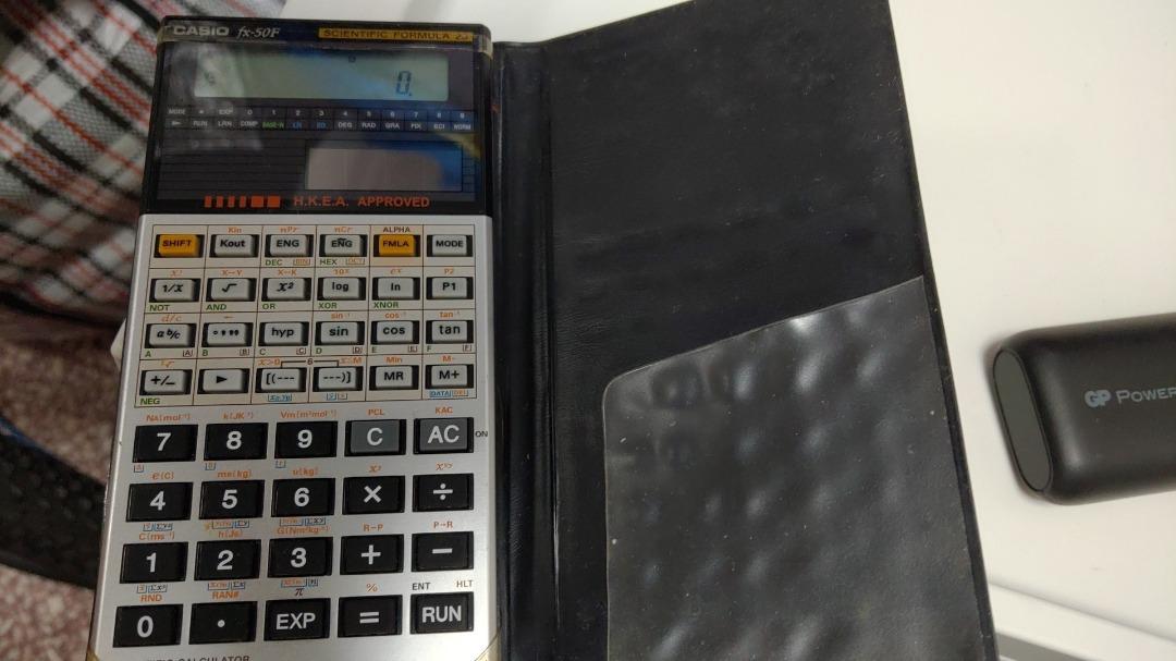 全新 HKEAA approved DSE 適用 計數機 cal機 calculator fx-50f casio, 興趣及遊戲, 手作＆自家設計, 文具 - Carousell