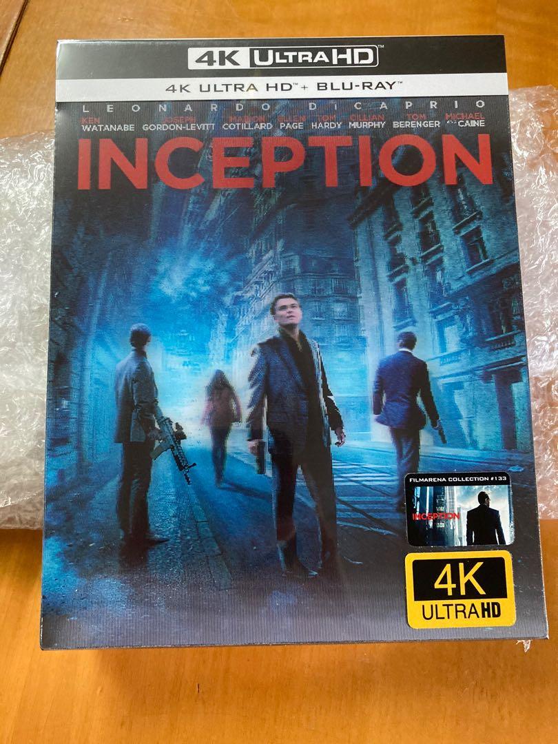 （全新）潛行凶間 Inception filmarena 捷克版 限量版 幻彩紙套 uhd+bluray 鐵盒, 家庭電器, 電視 & 其他娛樂, 藍光及播放器 - Carousell