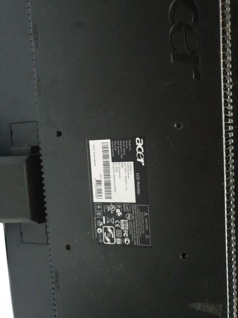 Acer moniter, Computers & Tech, Desktops on Carousell