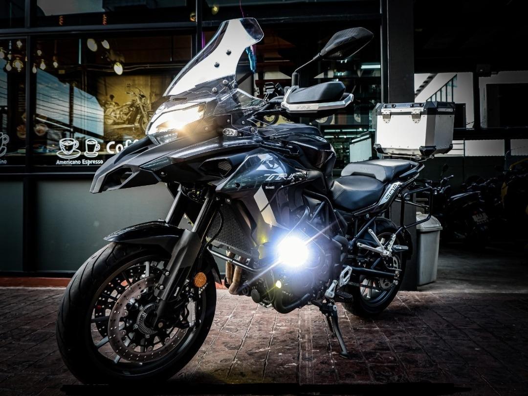 Ah Chek Moto Power Singapore Benelli TRK502X LED Fog Lights Touring ...
