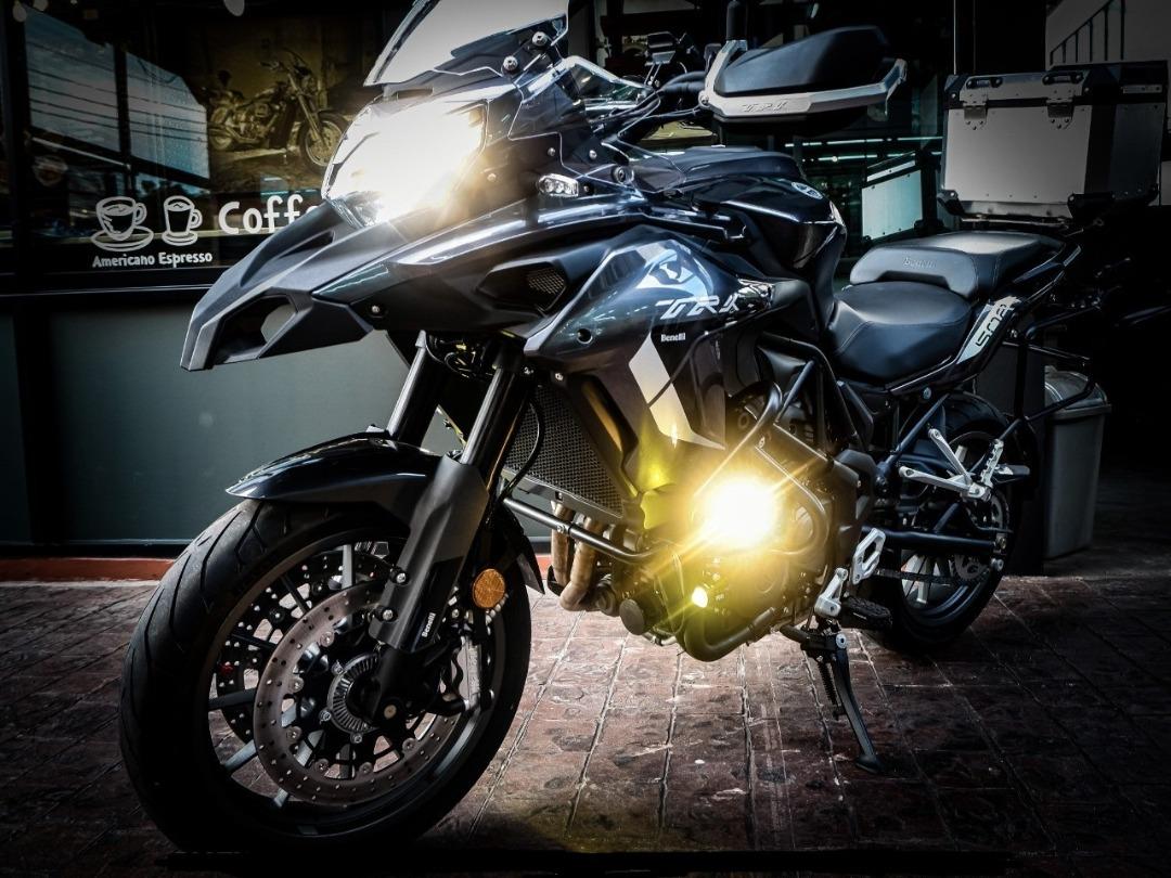 Ah Chek Moto Power Singapore Benelli TRK502X LED Fog Lights Touring ...