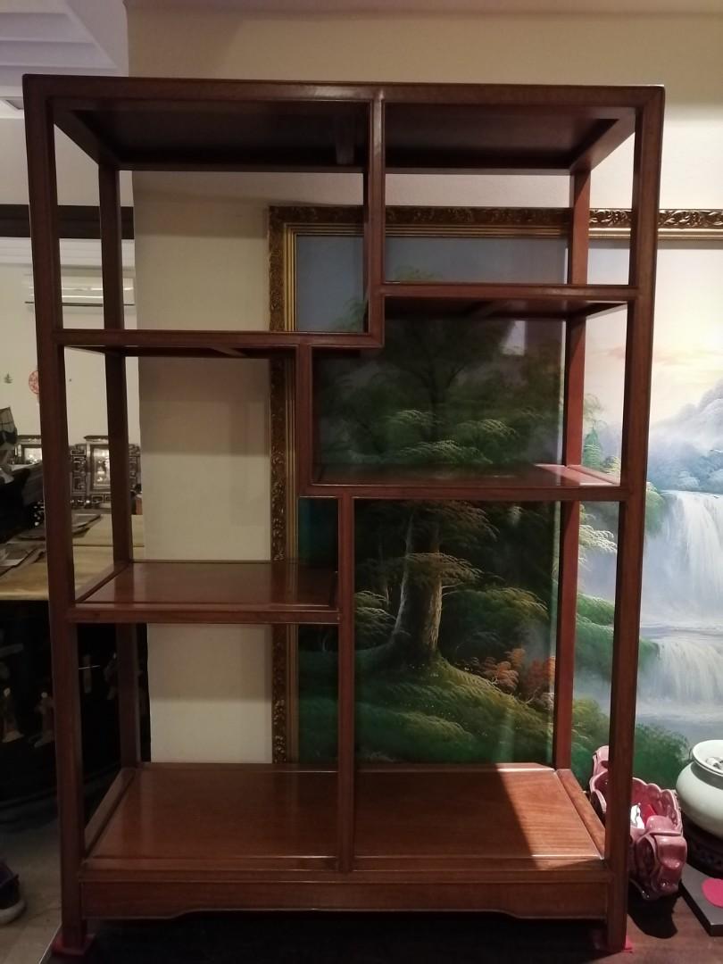Antique vintage collectibles rosewood display shelf rose wood display ...