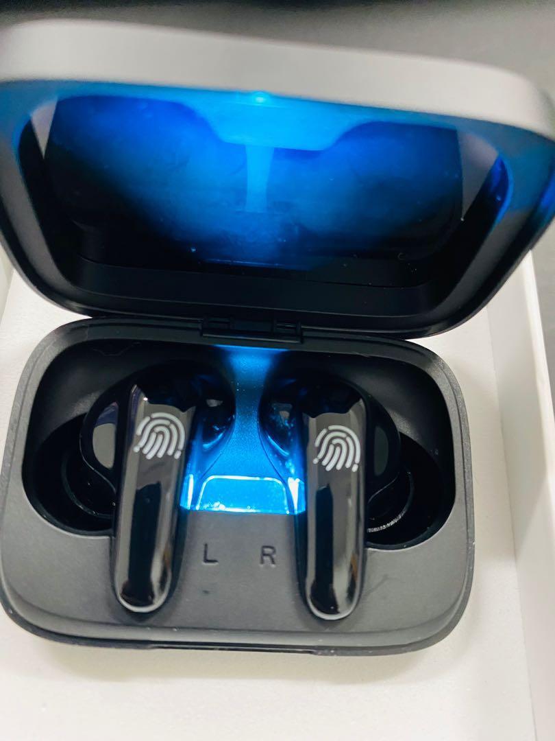 BRAND NEW AptX Wireless TWS DK8 Earbuds Finger Print Touch Screen ...