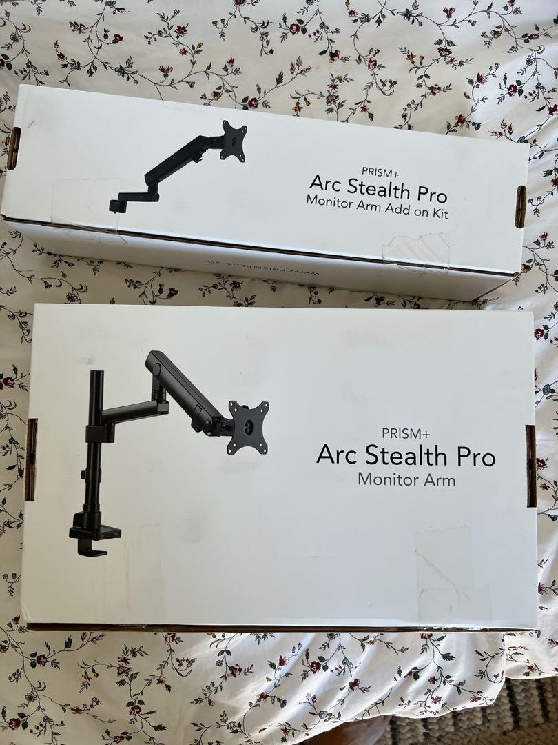 Arc Stealth Pro monitor arm kit, Computers & Tech, Parts & Accessories ...