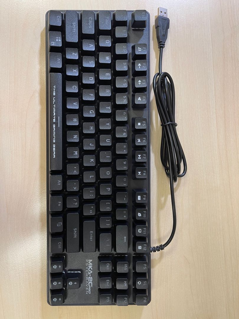 Armageddon MKA-2C Blue Switch 87 Mechanical Gaming Keyboard, Computers ...