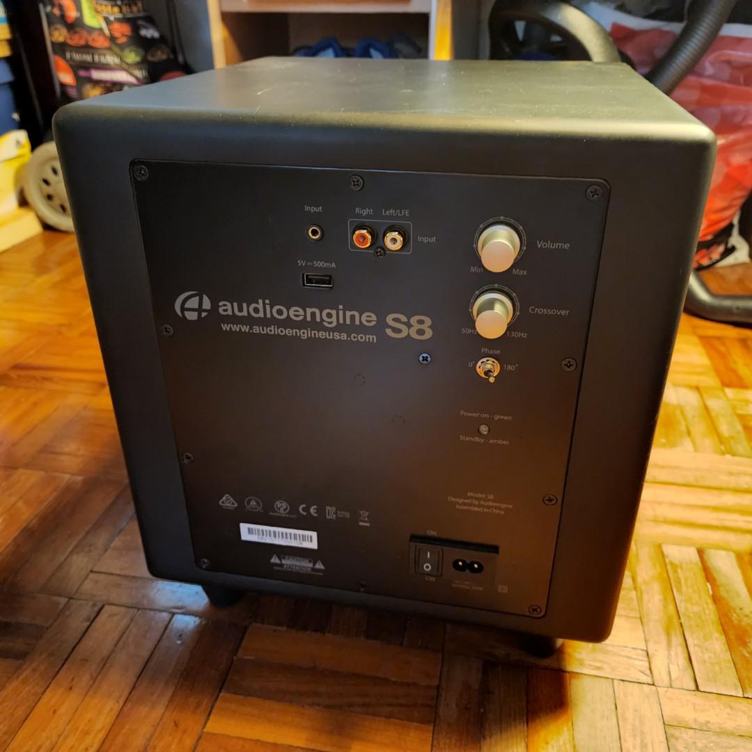 Audioengine S8 subwoofer, soundbar,重低音, 音響器材, Soundbar、揚聲器、藍牙喇叭、耳擴 on Carousell