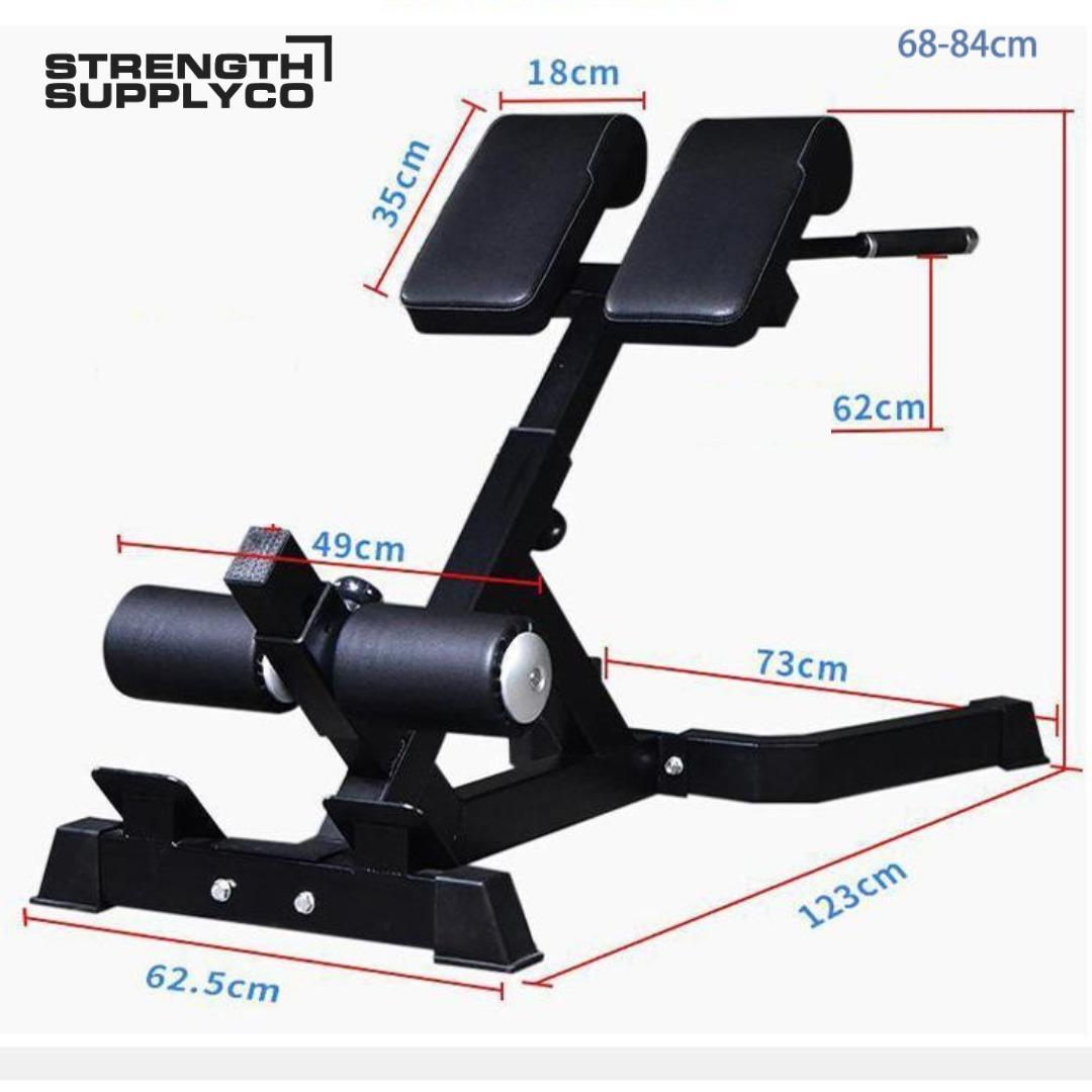Back Hyperextension Bench Machine Extension Strength and Conditioning ...