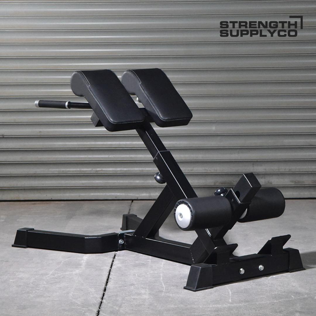 Back Hyperextension Bench Machine Extension Strength and Conditioning ...