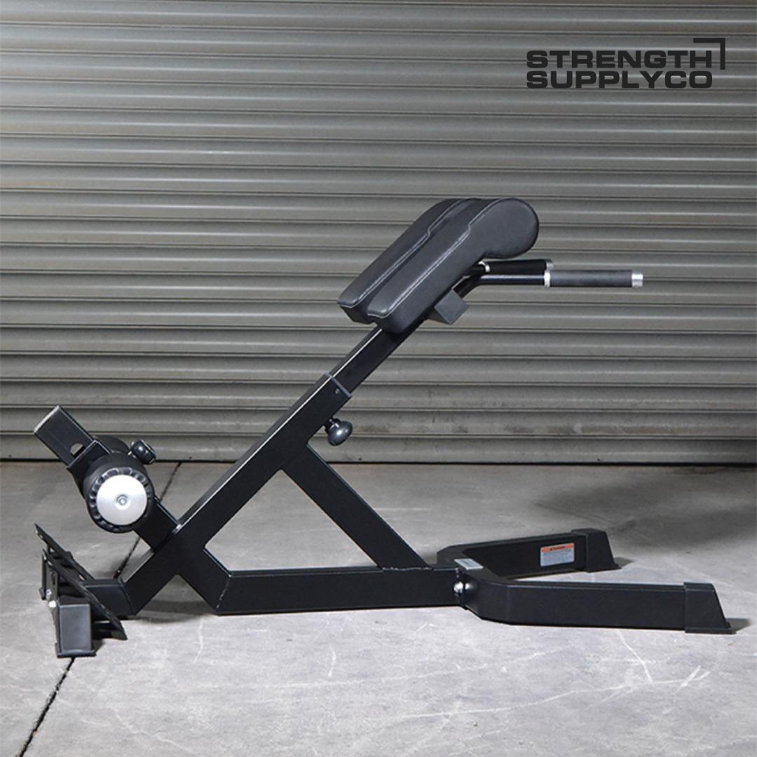 Back Hyperextension Bench Machine Extension Strength and Conditioning ...