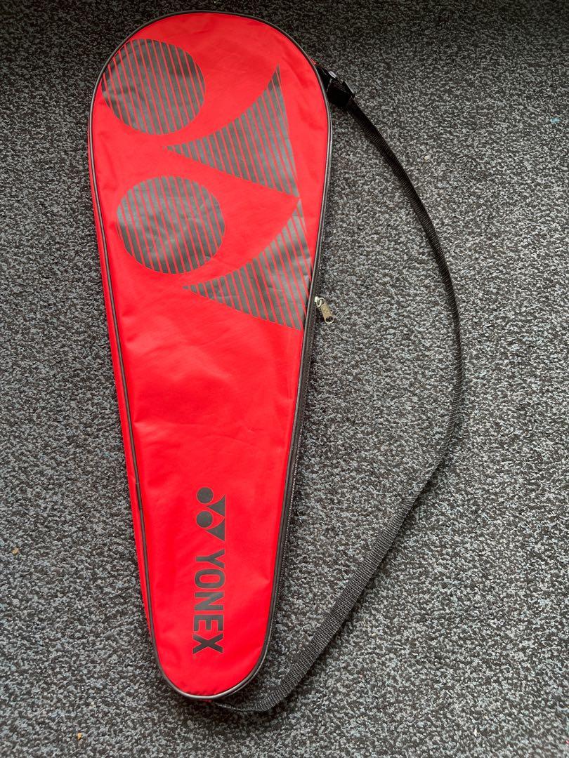 Badminton Racket with Yonex Cover Case, Sports Equipment, Sports ...