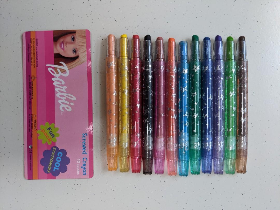 Barbie screwable crayons, Hobbies & Toys, Stationery & Craft ...