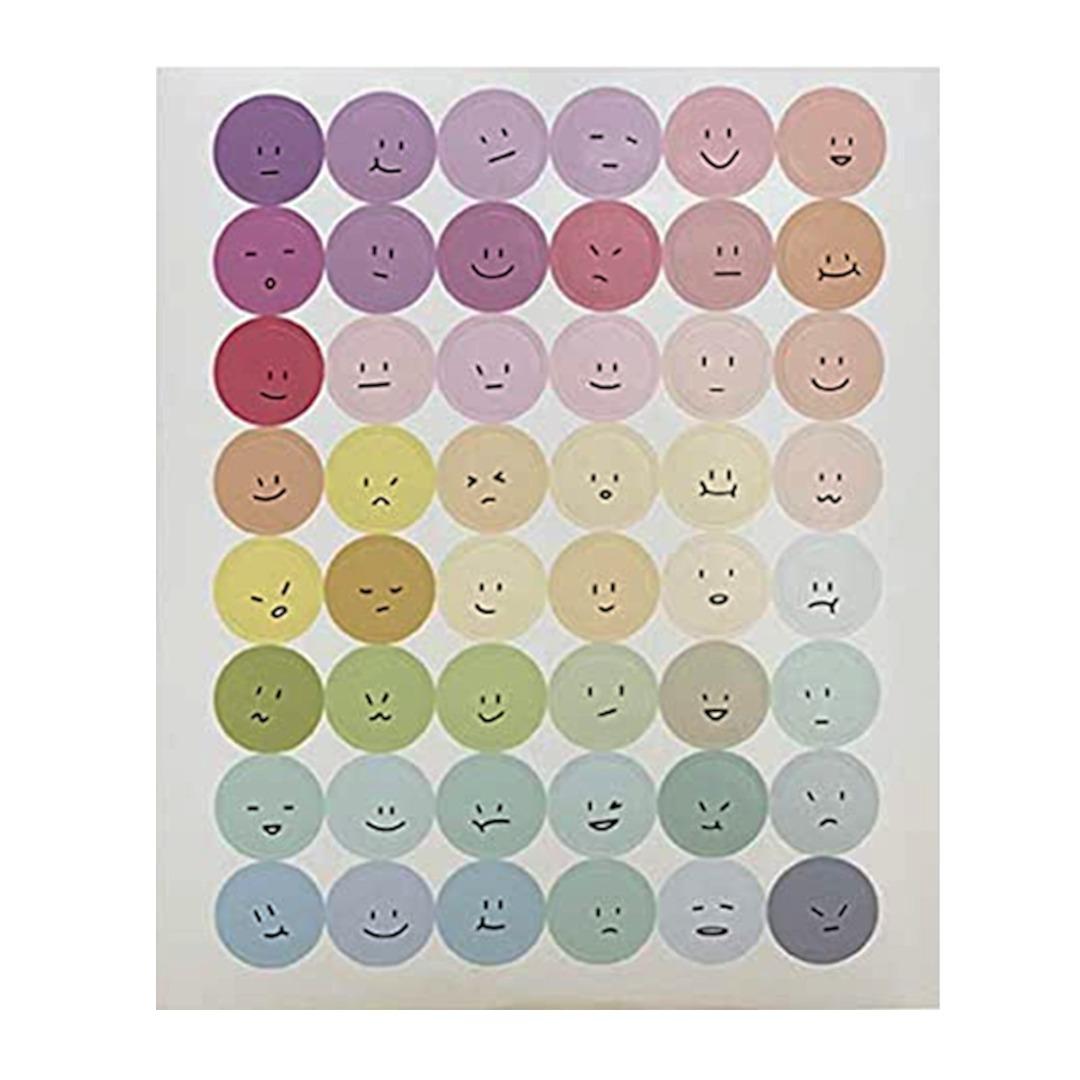 Basic Dots Colourful 1.5cm Round Sticker Sheets - Emoji - Colorful ...