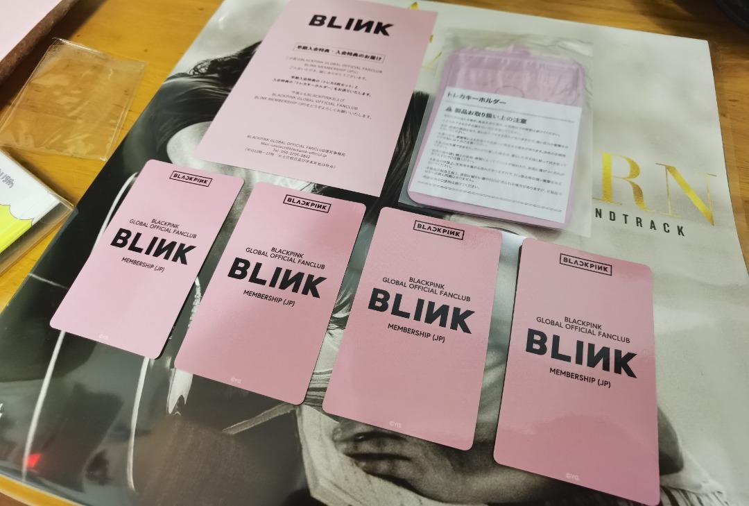 BLACKPINK GLOBAL BLINK FANCLUB MEMBERSHIP JAPAN FULL SET PHOTOCARD ...