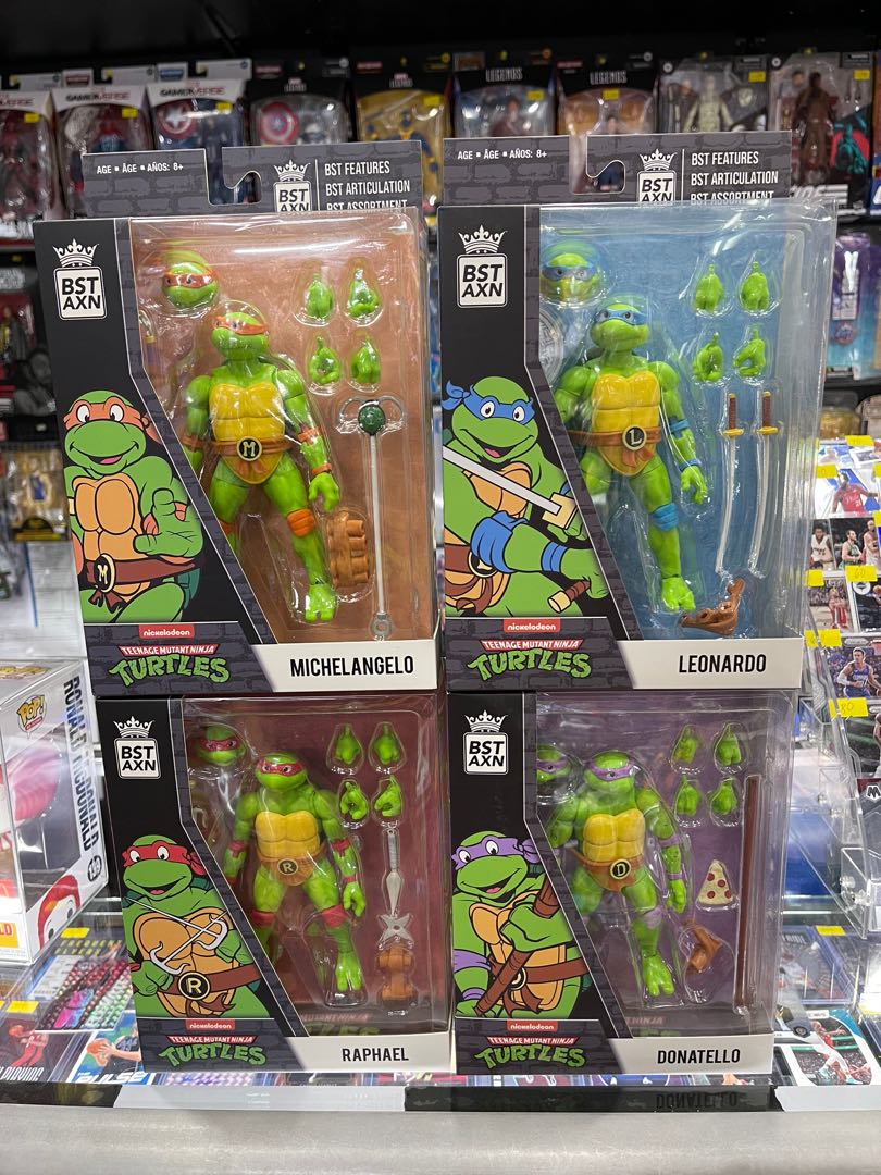 BST AXN TMNT Set of Four, Hobbies & Toys, Toys & Games on Carousell