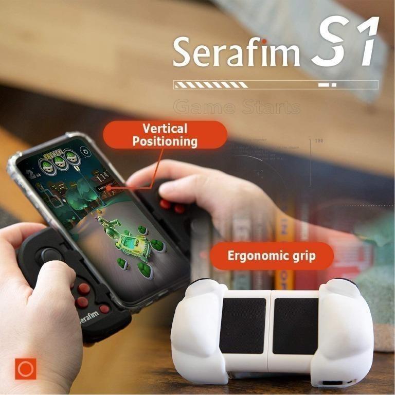 [C4061] Serafim S1 Bluetooth Mobile game controller, joystick, gamepad with Macro, Turbo, Button ...