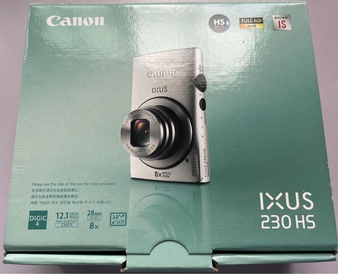 Canon IXUS 230 HS (Purple), Photography, Cameras on Carousell