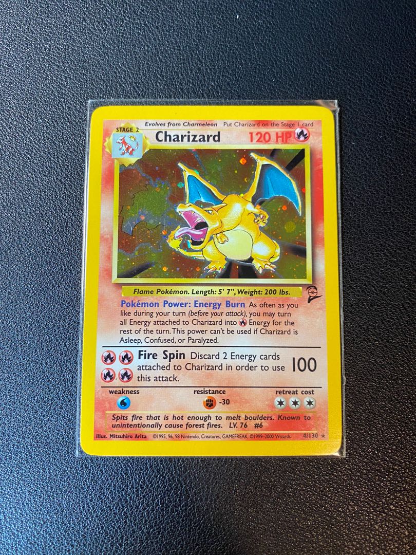 Charizard base set 2 - very good condition kept in card protector ...