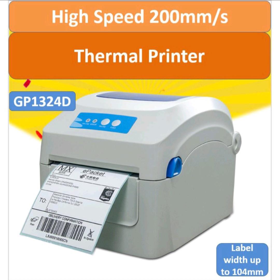 Cheap Thermal Printer Airway Bill Brand New free thermal labels Shopee ...