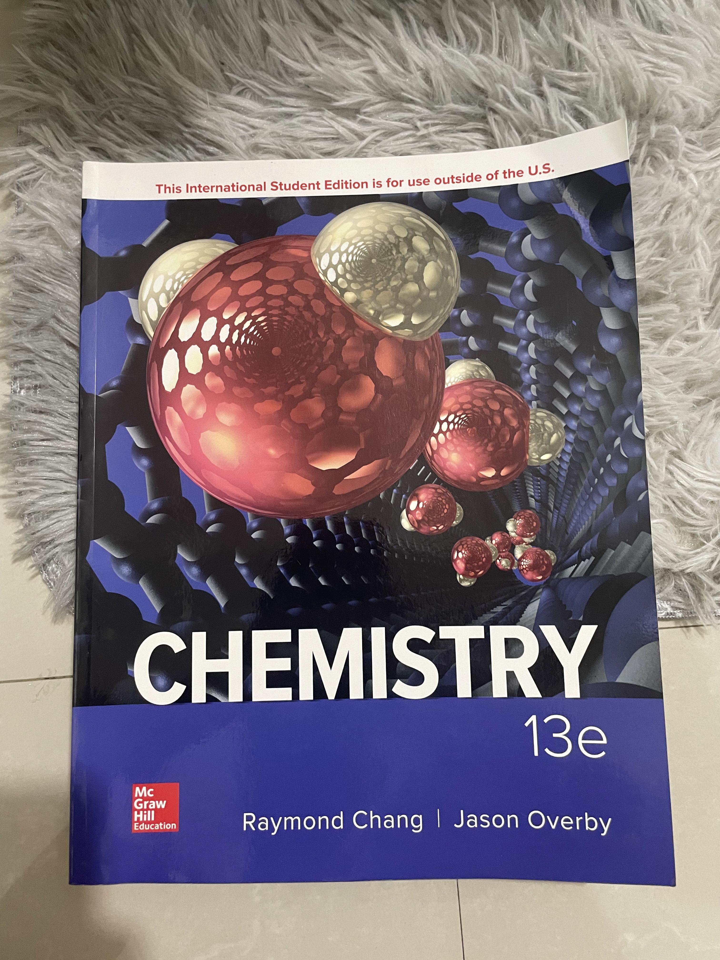 Chemistry 13th edition by Raymond Chang & Jason Overby, Hobbies & Toys ...