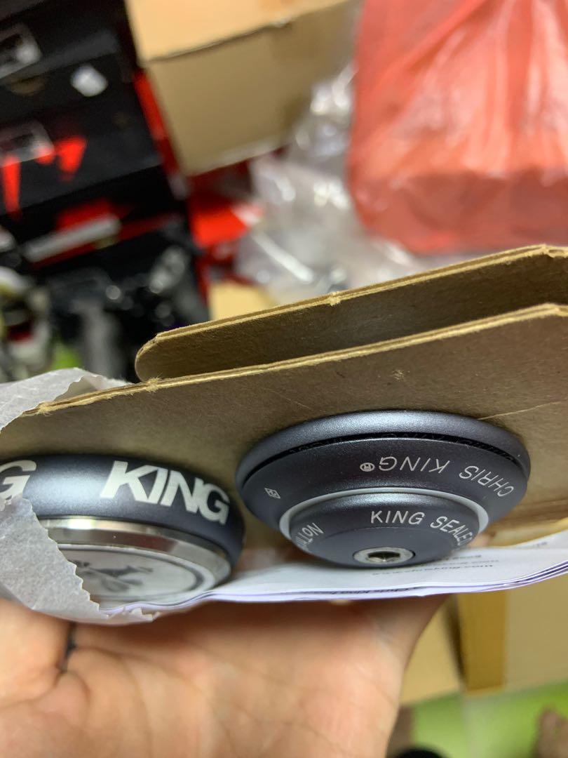 Chris King Matte Slate inset 7 headset for Brompton T Line, Sports ...