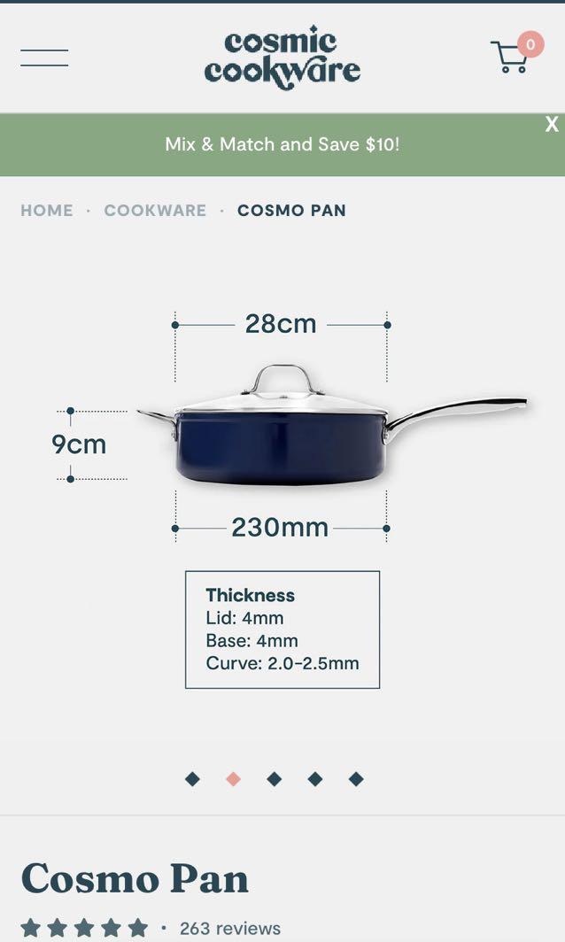 Cosmo pan - navy blue, Furniture & Home Living, Kitchenware & Tableware ...
