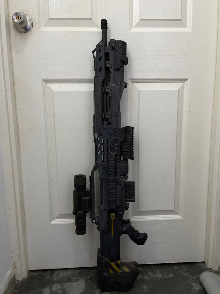 Custom painted Nerf Gun Longshot, Hobbies & Toys, Toys & Games on Carousell
