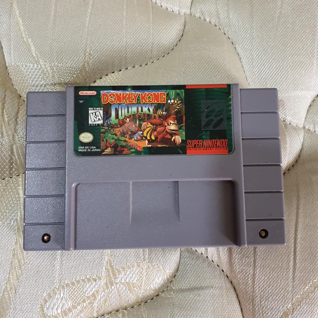 Donkey Kong Country SNES, Video Gaming, Video Games, Nintendo on Carousell
