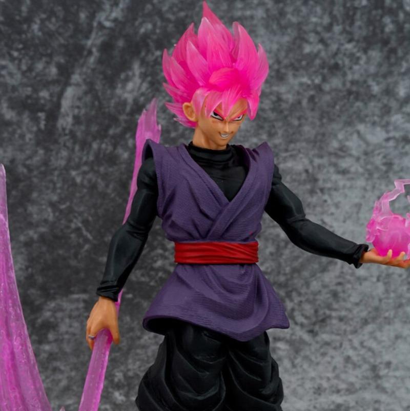 Dragon Ball Super Saiyan Rose Goku Black Zamasu LED 24cm PVC ...