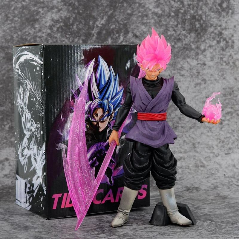 Dragon Ball Super Saiyan Rose Goku Black Zamasu LED 24cm PVC ...